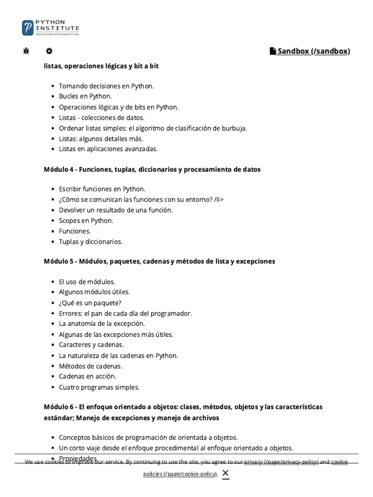 Edube Interactive - Fundamentos de Programación en Python - Programa ...