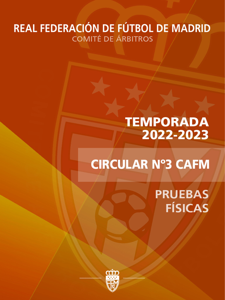 CIRCULAR #3 CAFM. Temporada 2022-2023 - V2 | PDF