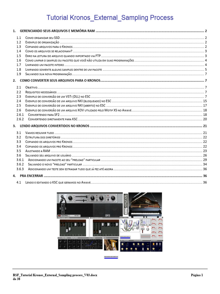 RSF - Tutorial Kronos - External - Sampling Process - V03 | PDF