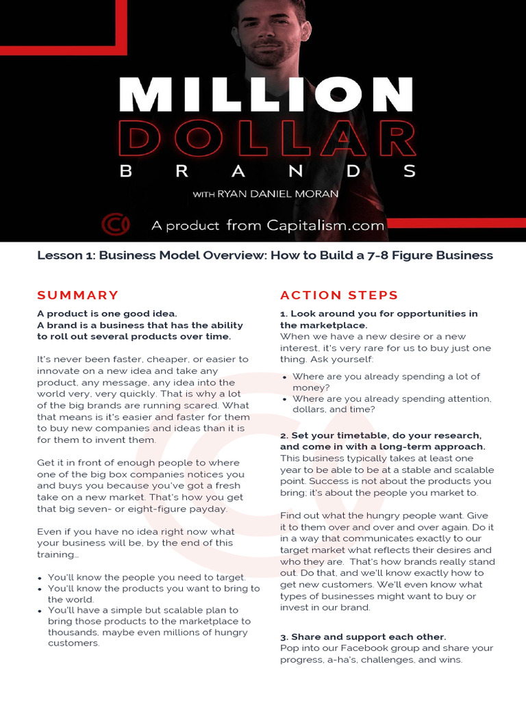02-Lesson 1 Business Model Overview How To Build A 7-8 Figure Business ...