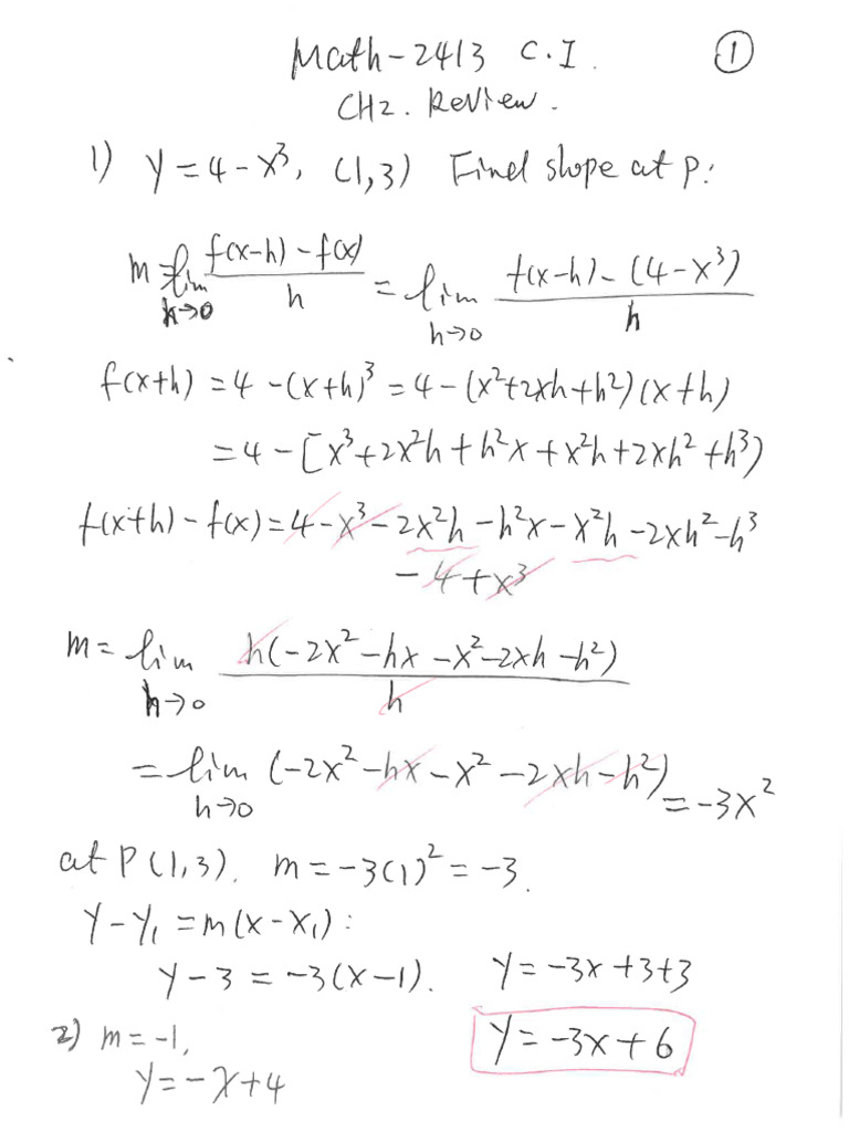 2413 - Review Solutions - CH2 | PDF