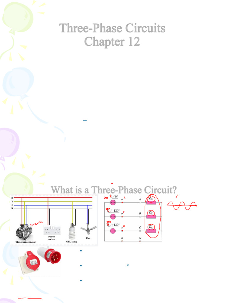 Ch-12-Three Phase | PDF | Physical Quantities | Electrical Engineering