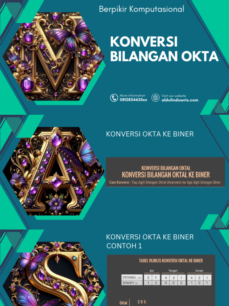 Konversi Bilangan Okta - Compressed | PDF