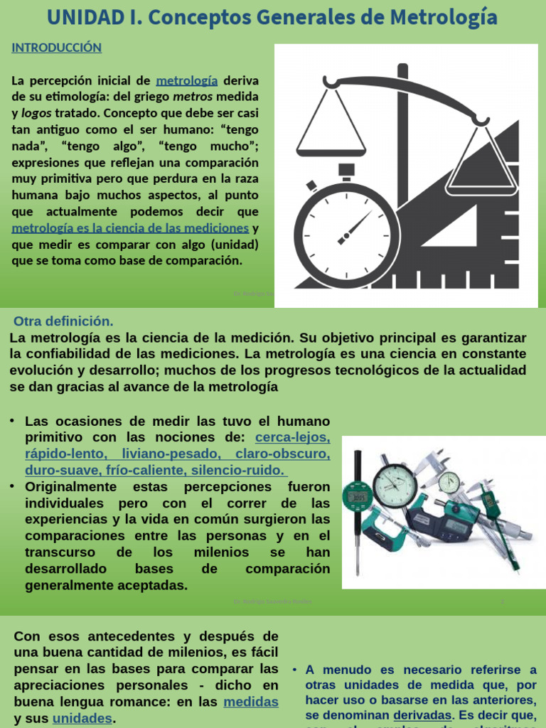 Unidad I Metrología-C3-2024 | PDF