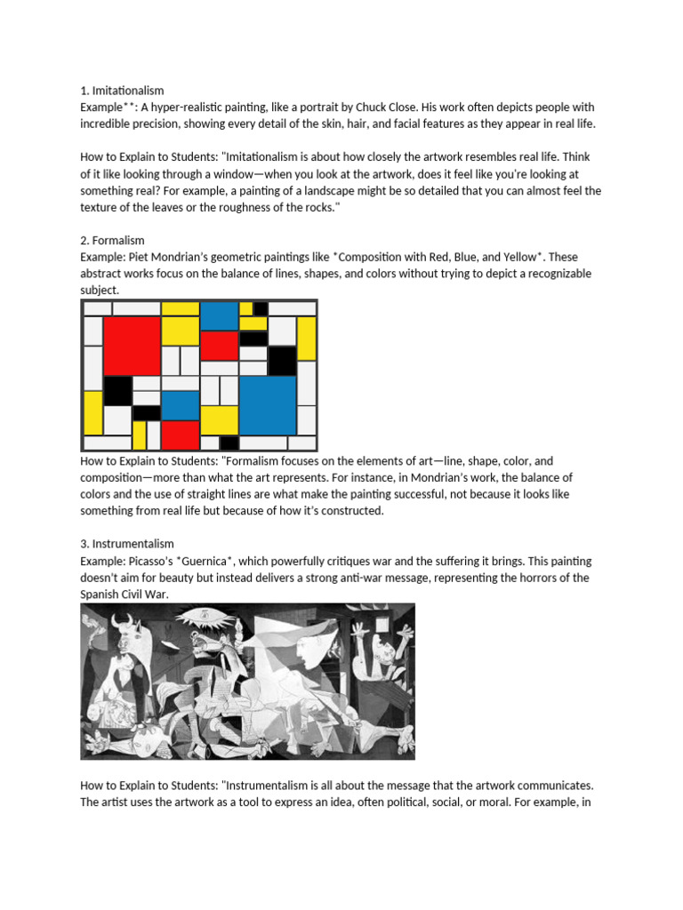 Theories of Art | PDF