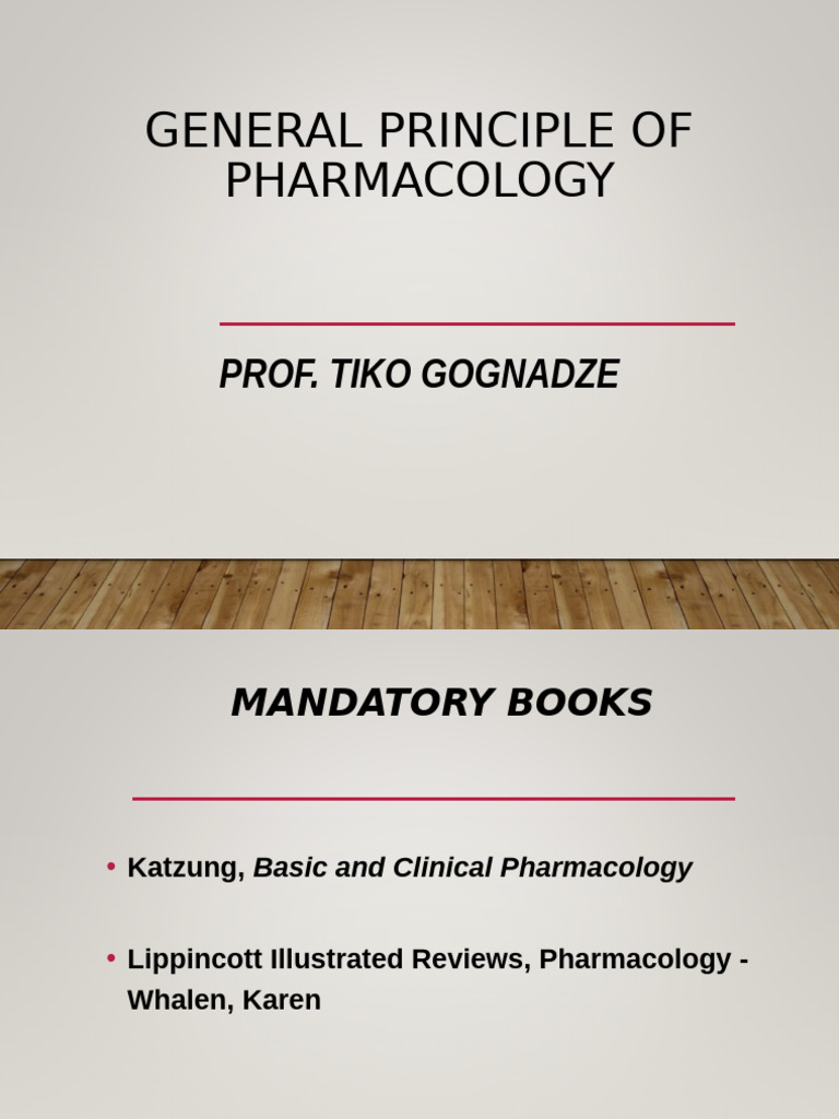 Pharma Lecture 1 Pdf