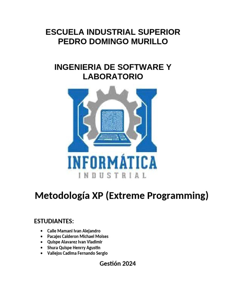 XP (Programacion Extrema) | PDF | Software | Tecnología