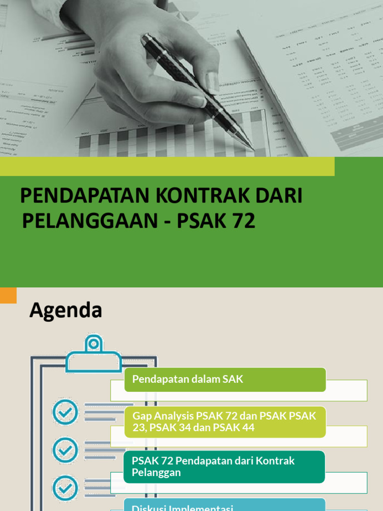 PSAK 72 Pendapatan Kontrak Pelanggan 25032019 | PDF