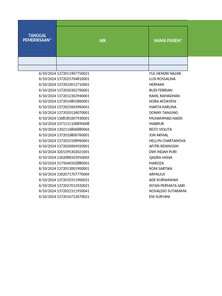 Form-Offline-Posbindu Opd Di BPBD Kota Solok | PDF