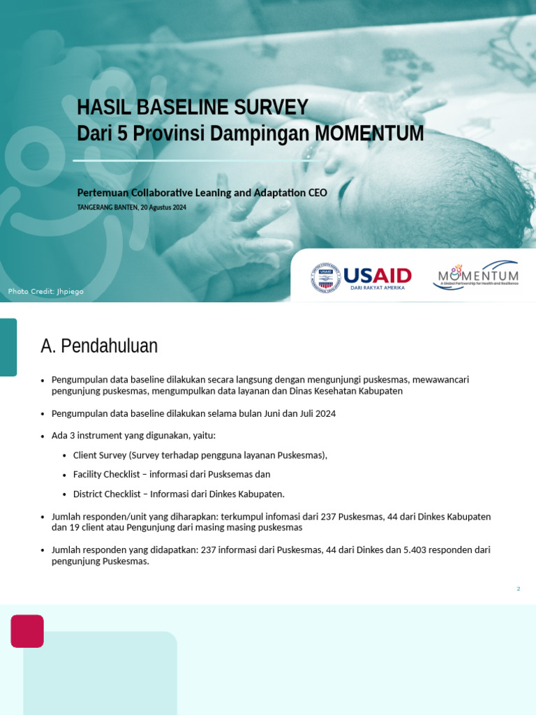 Materi 2a CLA Hasil Baseline 16aug24 | PDF