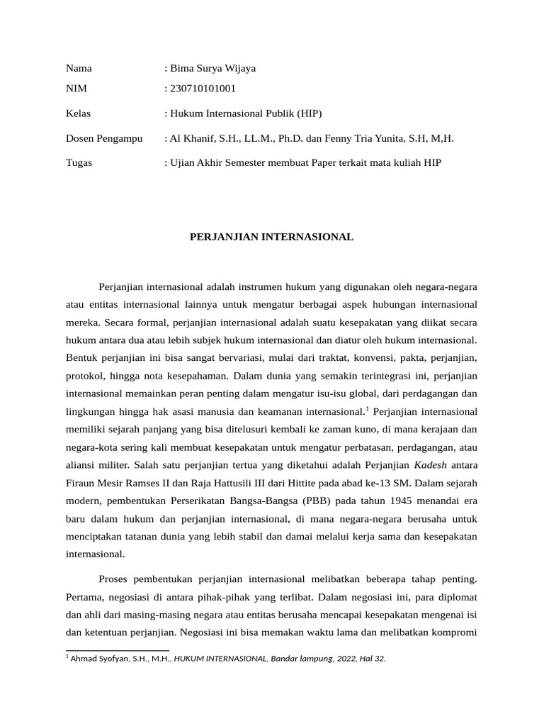 Bima Surya Wijaya - Paper HIP | PDF