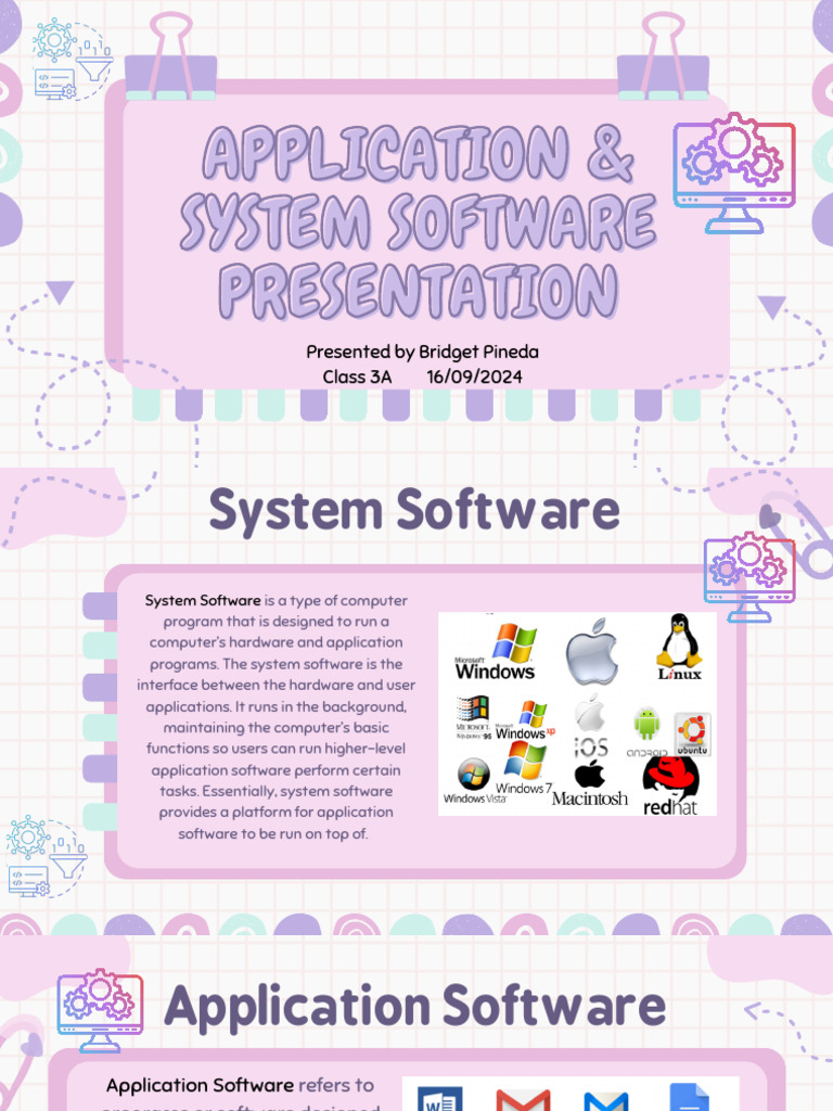 Bridget Pineda - System & Application Software | PDF