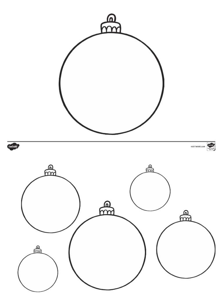 T TP 5817 Blank Bauble Template Activity - Ver - 1 | PDF
