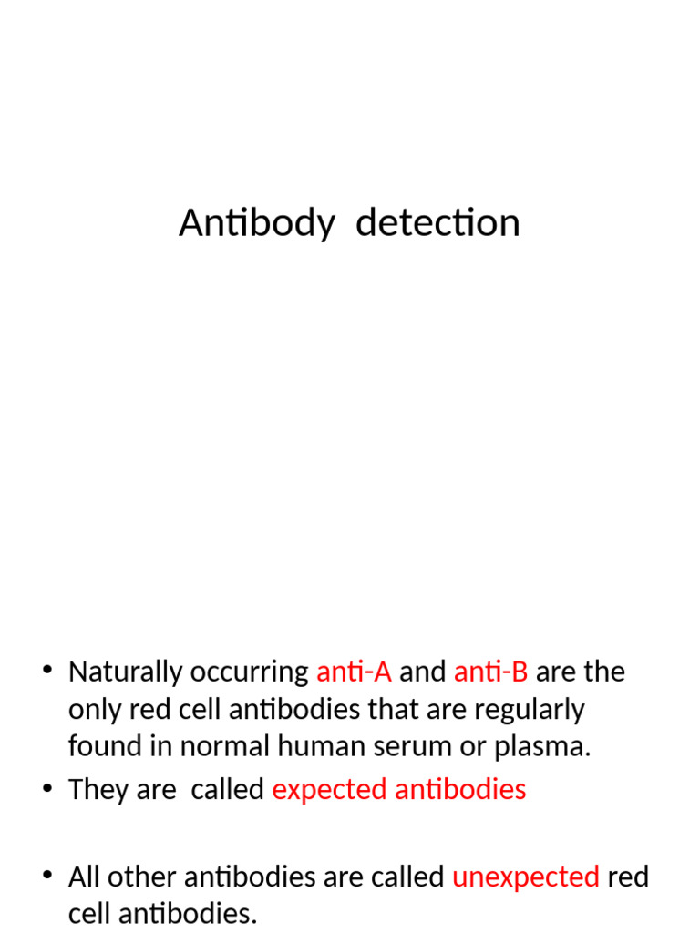 Antibody Screen | PDF