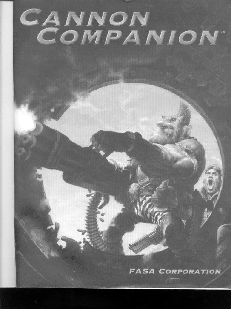 Shadowrun Third Edition - Cannon Companion | PDF