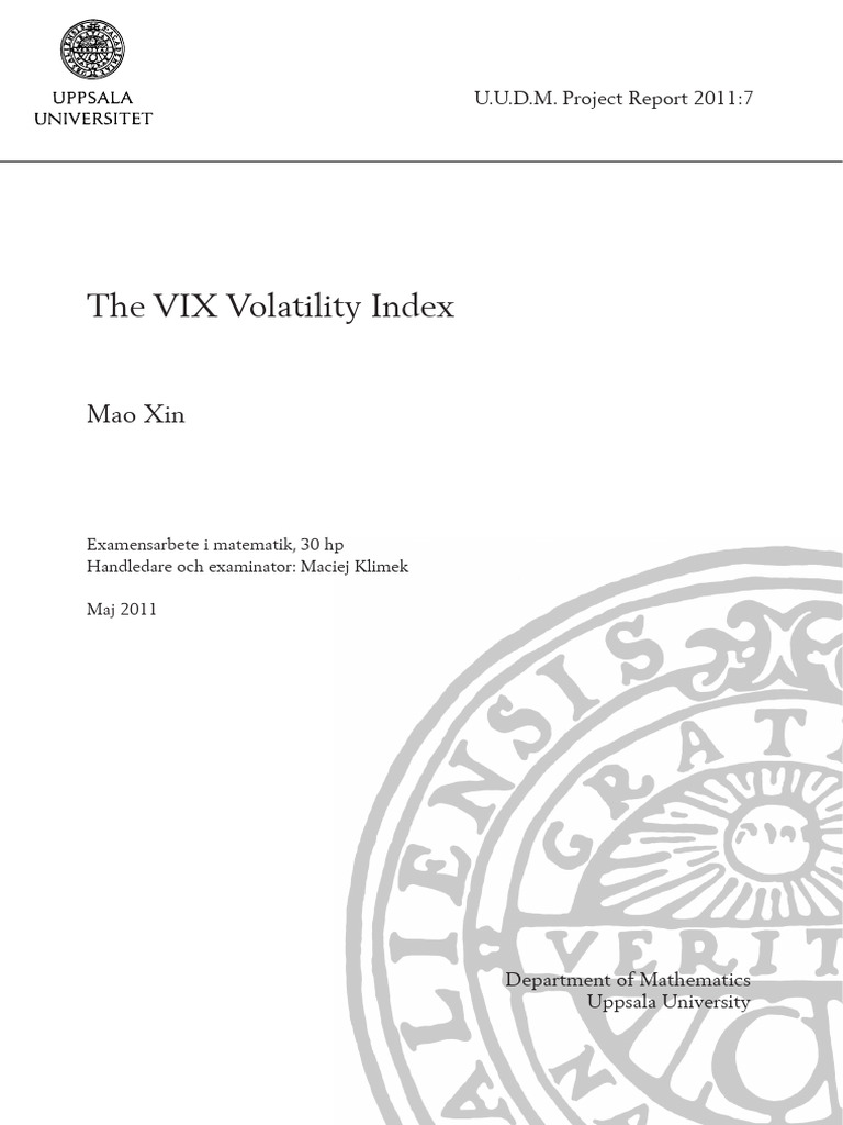 Volatility Index | PDF