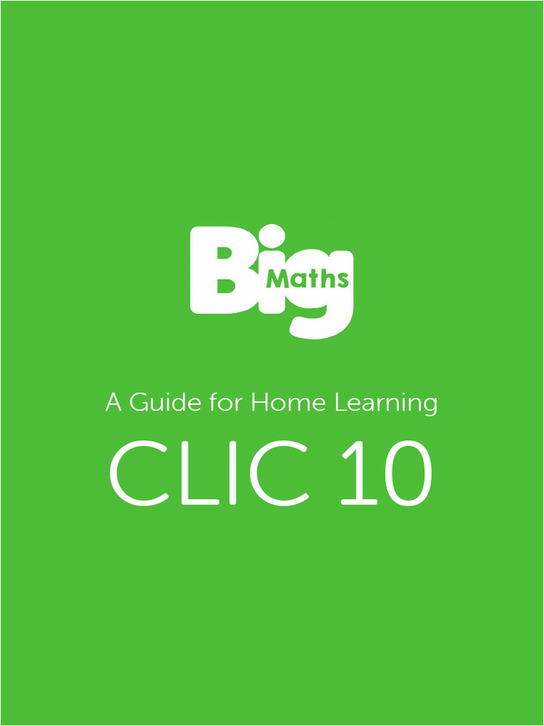 Clic 10 Parent Pack | PDF