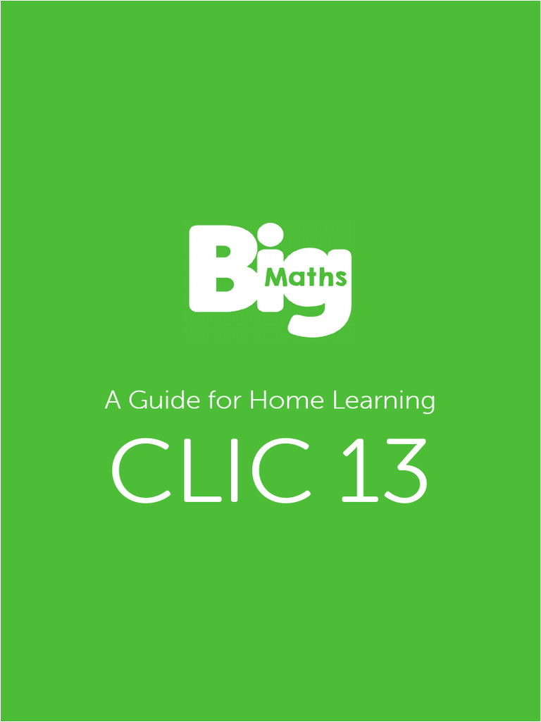 Clic 13 Parent Pack | PDF