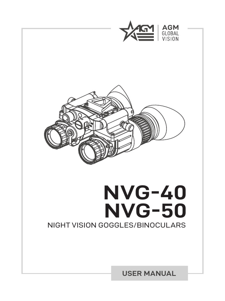 AGM NVG-Manual 105x148 v7 210512 | PDF