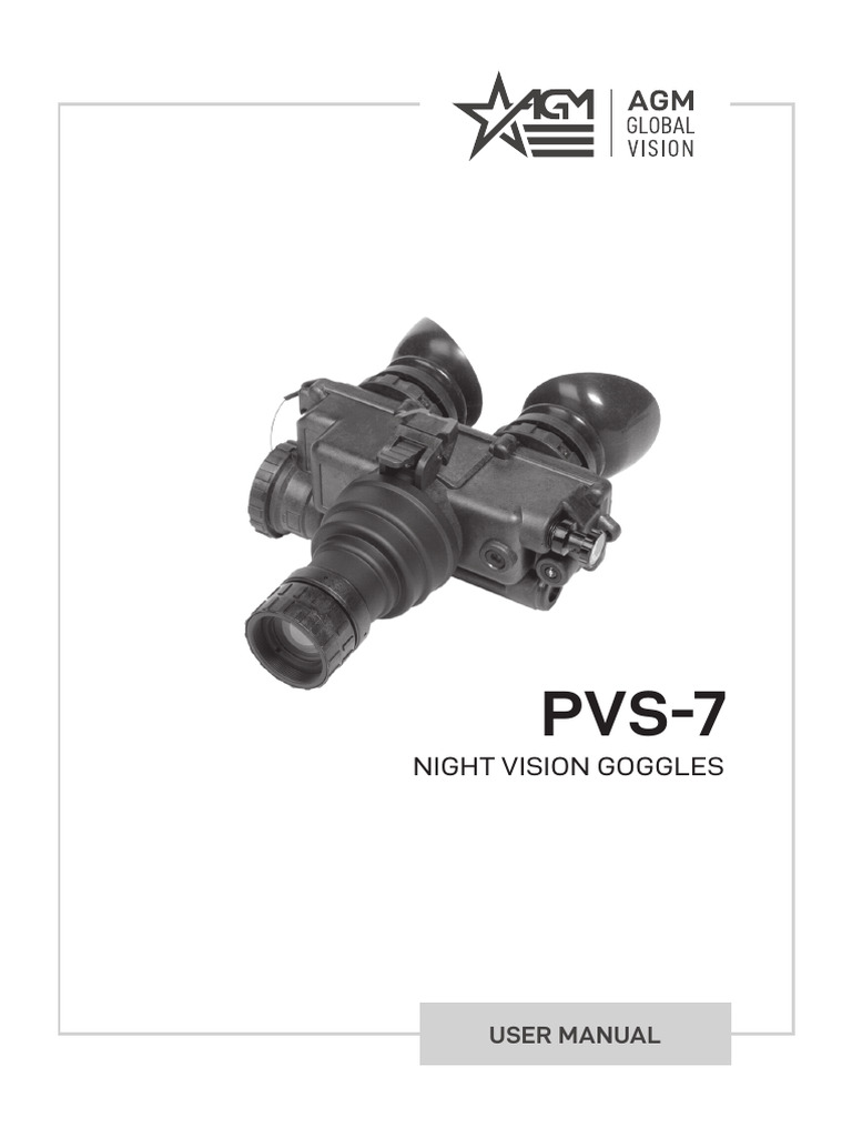 PVS-7 Night Vision Goggles Manual | PDF | Compass | Infrared