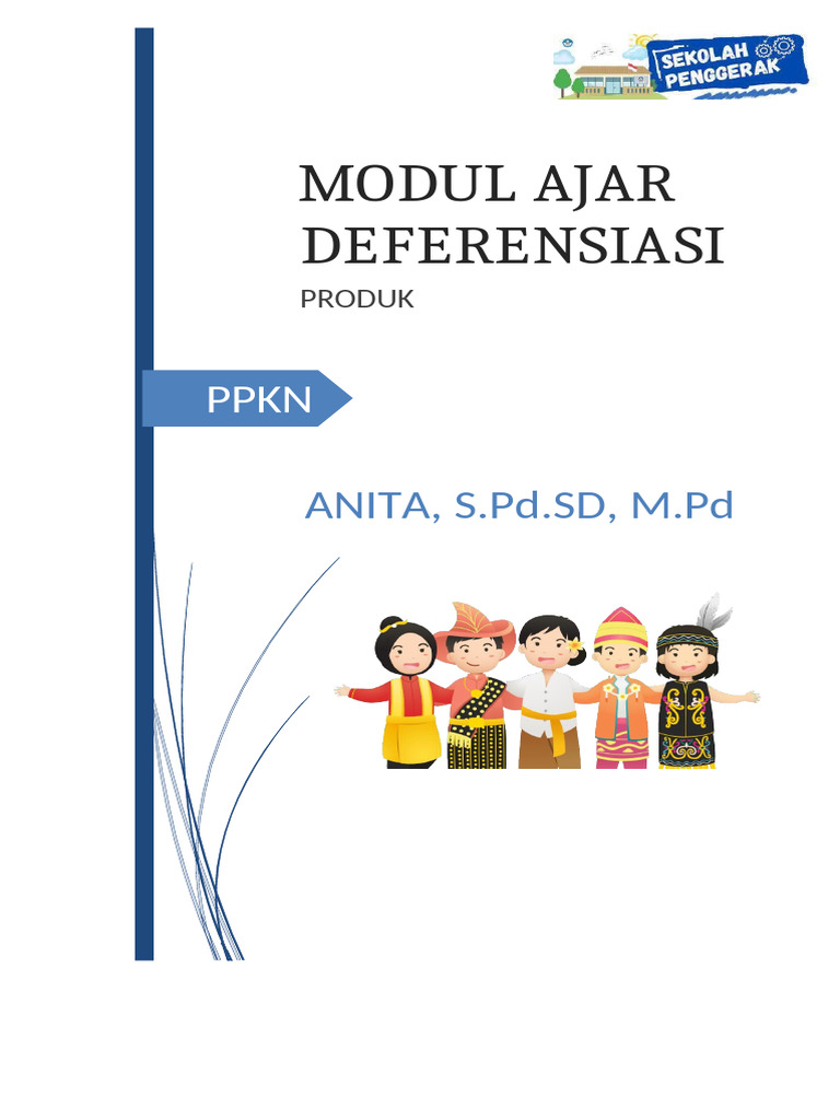 Contoh Modul Ajar Berdiferensiasi | PDF