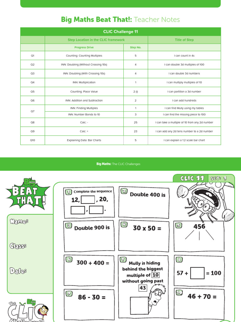 Clic Challenge 11 Questions and Answers 2 | PDF
