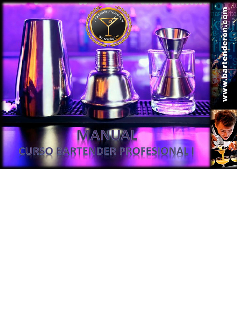 Manual Curso Bartender Profesional | PDF