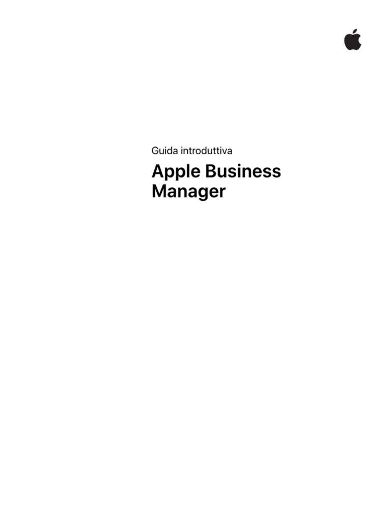 Apple Business Manager Getting Started Guide | PDF