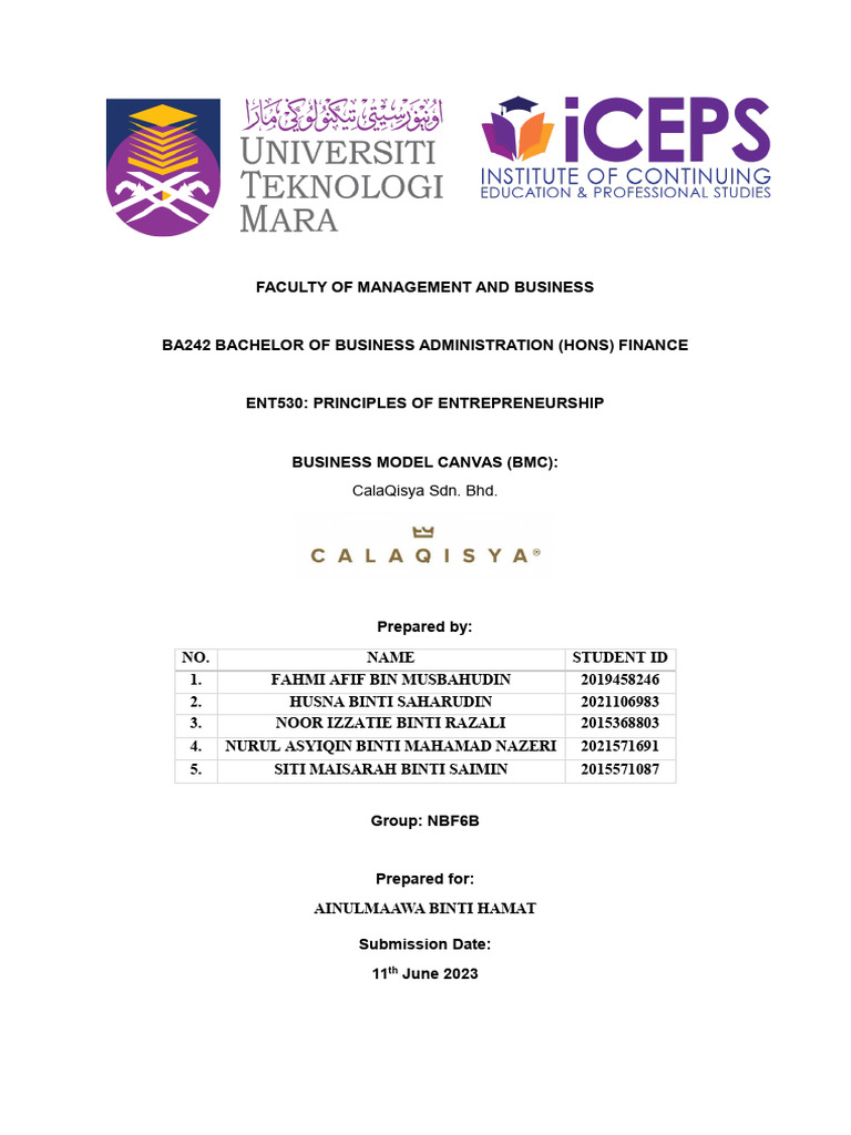 Case Study - Calaqisya SDN BHD | PDF