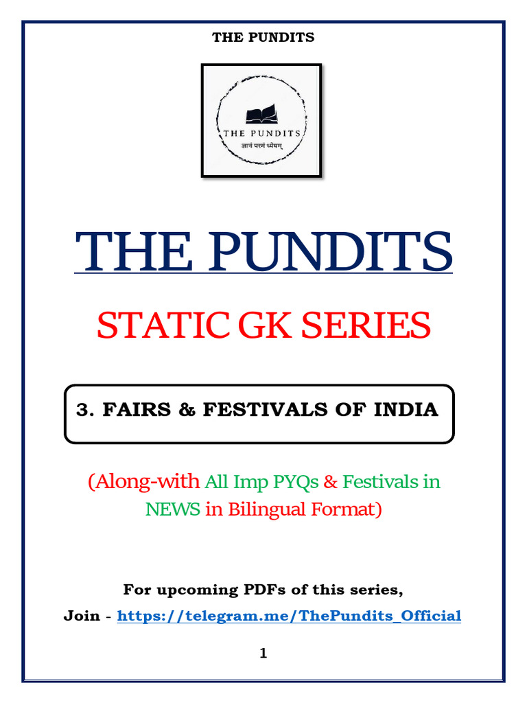 Static GK Combined | PDF