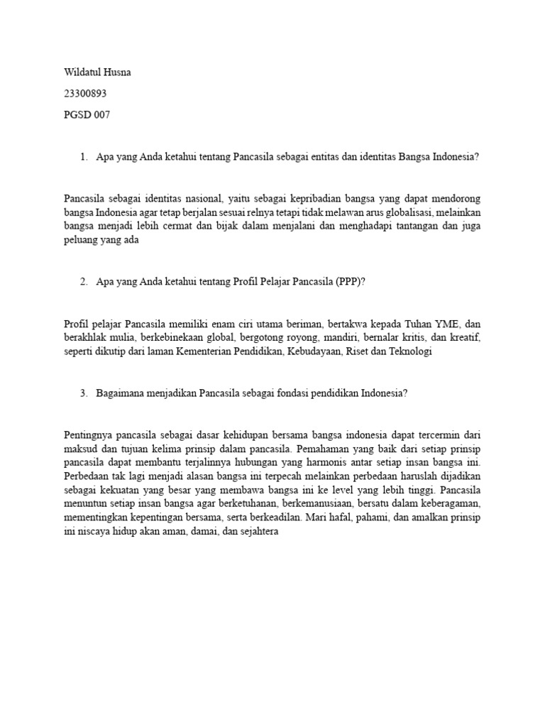 T4-2. Mulai Dari Diri-Wildatul Husna | PDF