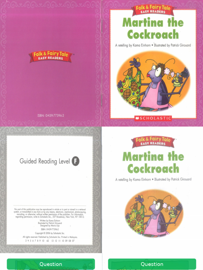 Martina The Cockroach (With Q&A) | PDF