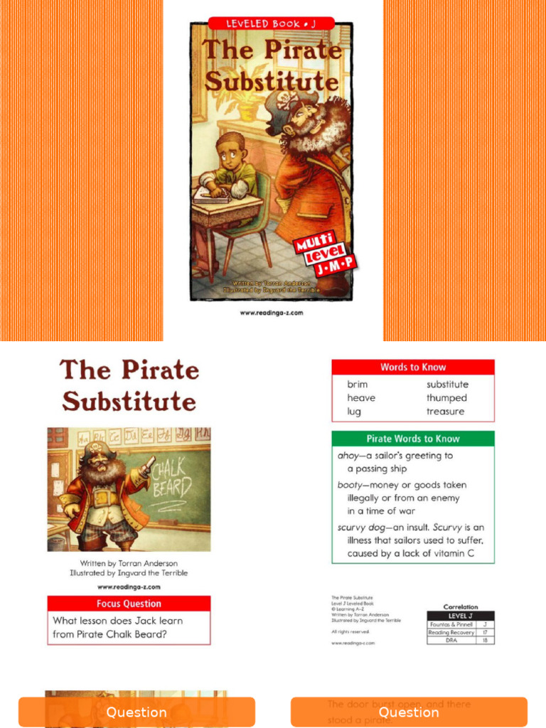 The Pirate Substitute (With Q&A) | PDF