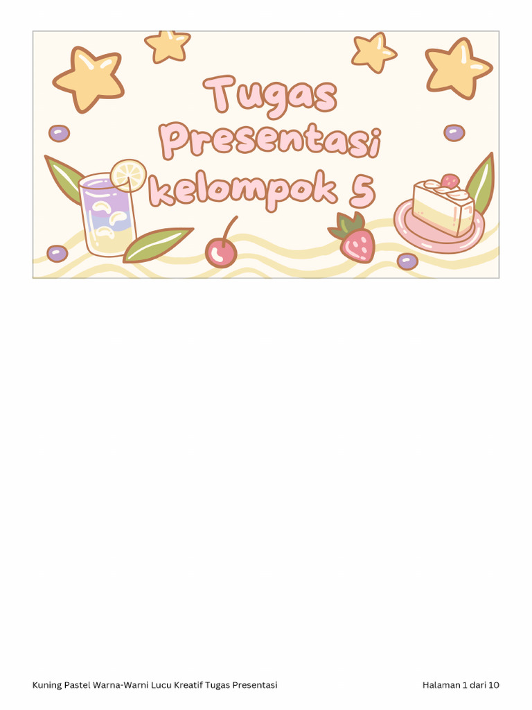 Kuning Pastel Warna-Warni Lucu Kreatif Tugas Presentasi - 20240926 ...