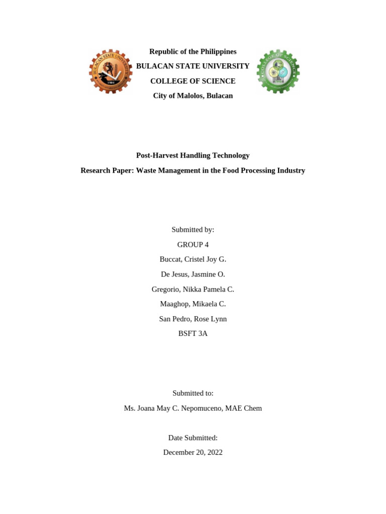 Group-4-Environmental-Waste-Management-Research (1) Post-Harvest ...