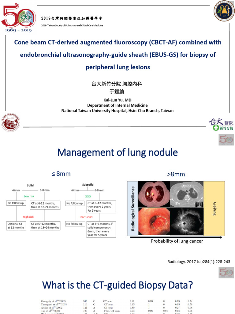 1207 - CBCT-AF Combined With EBUS-GS For Biopsy of Peripheral Lung ...