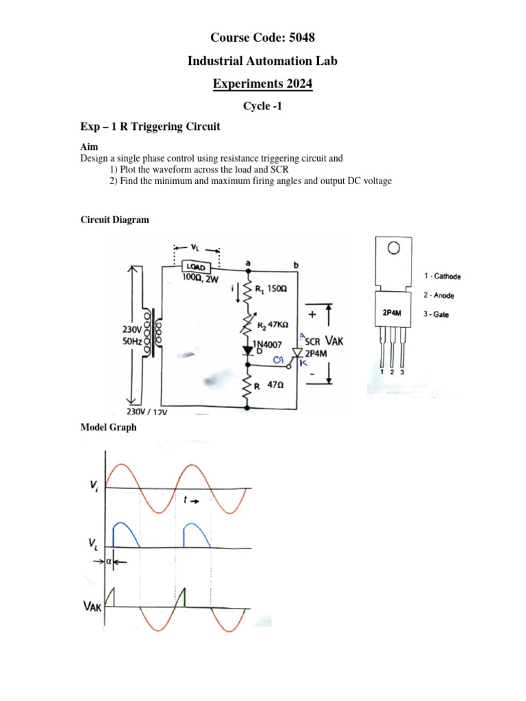 IA Lab Expiments Details 1 10 | PDF | Rectifier | Capacitor