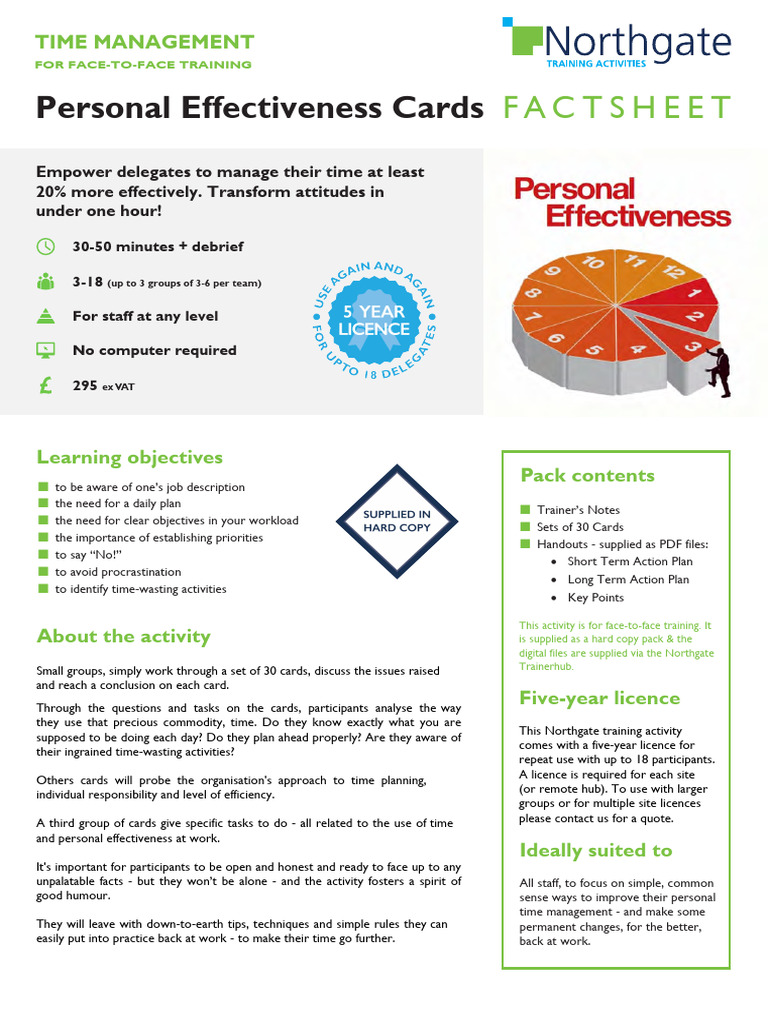 Northgate Personal Effectiveness Factsheet14 | PDF