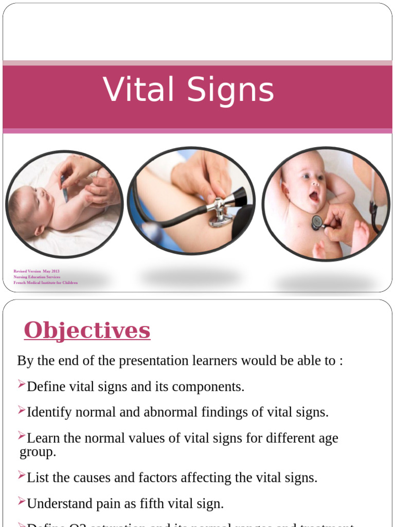 12 - VITAL - SIGNS Final - Revised | PDF