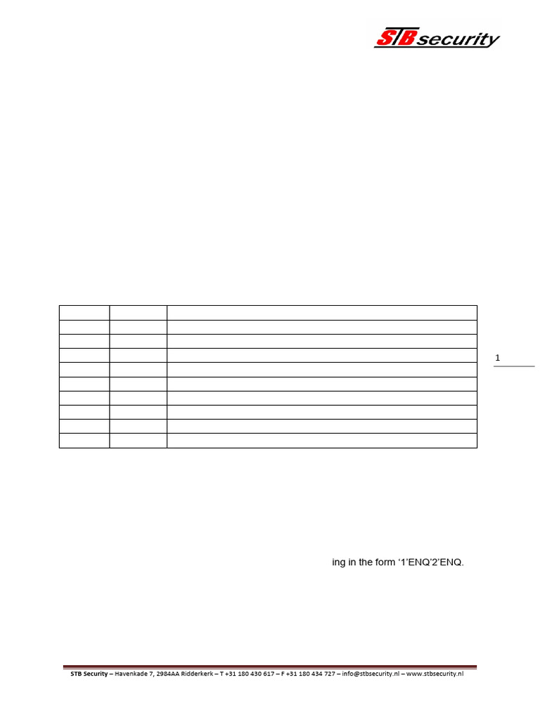 090 - GMC+ RS232 ESPA 4.4.4 Protocol | PDF