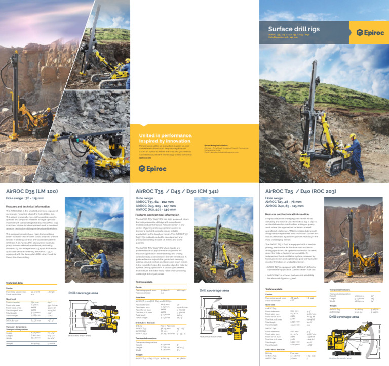 AirROC - D35T25 D40 T35 D45 D50 | PDF