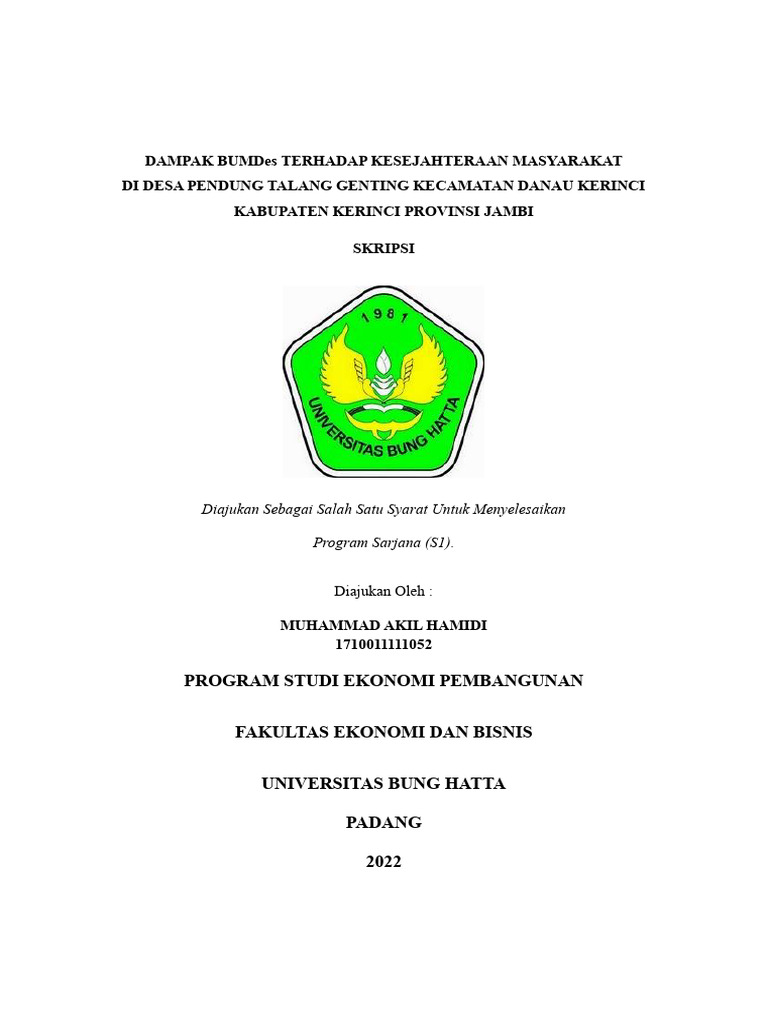 Cover Skripsi 1 | PDF