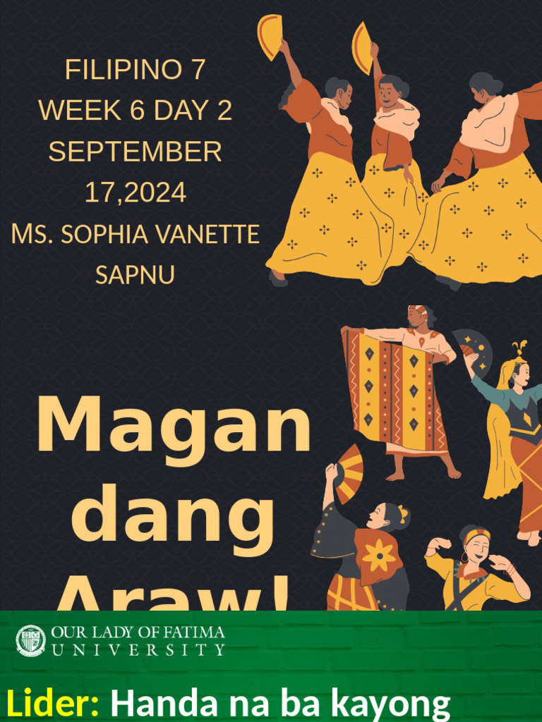 Filipino7 Wk#6.2 Manang Biday - Ms - Sapnu | PDF