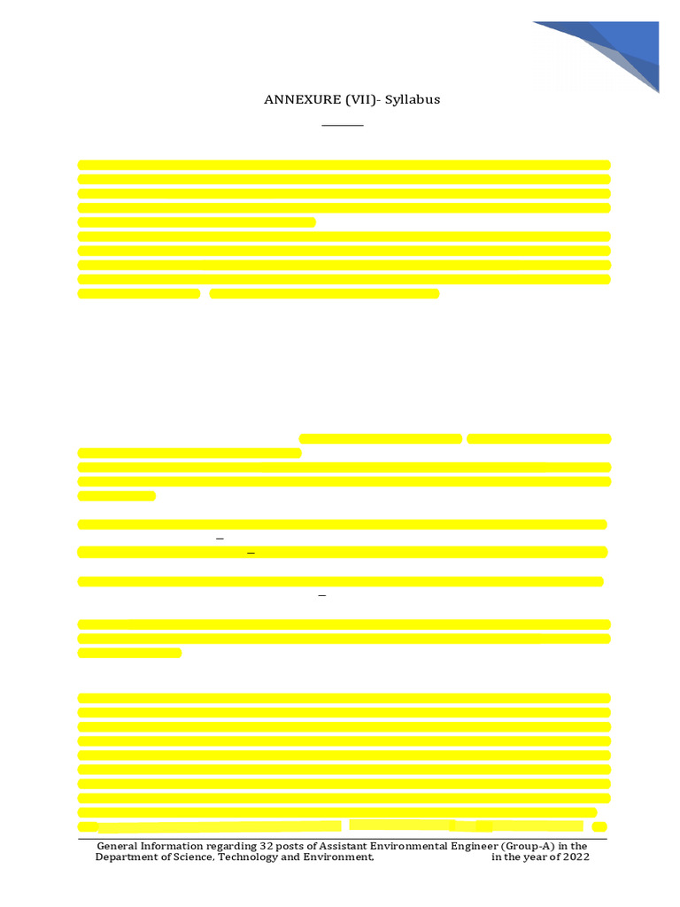 AEE Syllabus | PDF