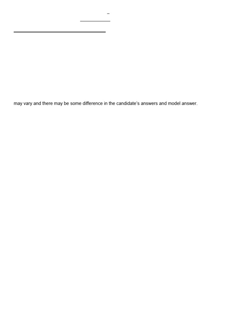2015 Summer Model Answer Paper | PDF