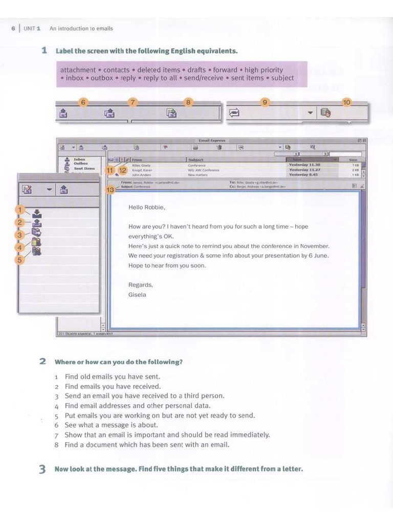 English For Emails pg4 | PDF