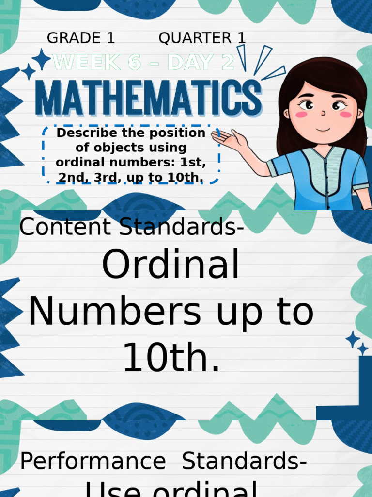 Grade 1 Mathematics Week 4 | PDF