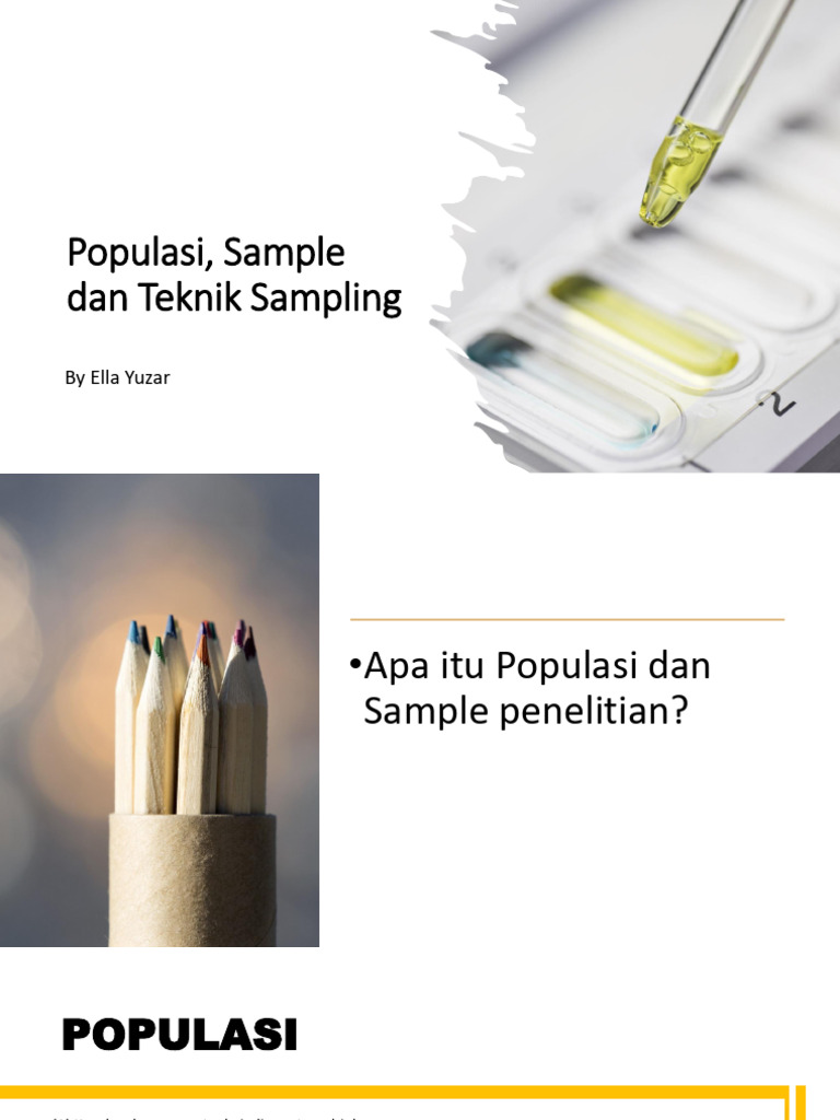 Teknik Sampling | PDF