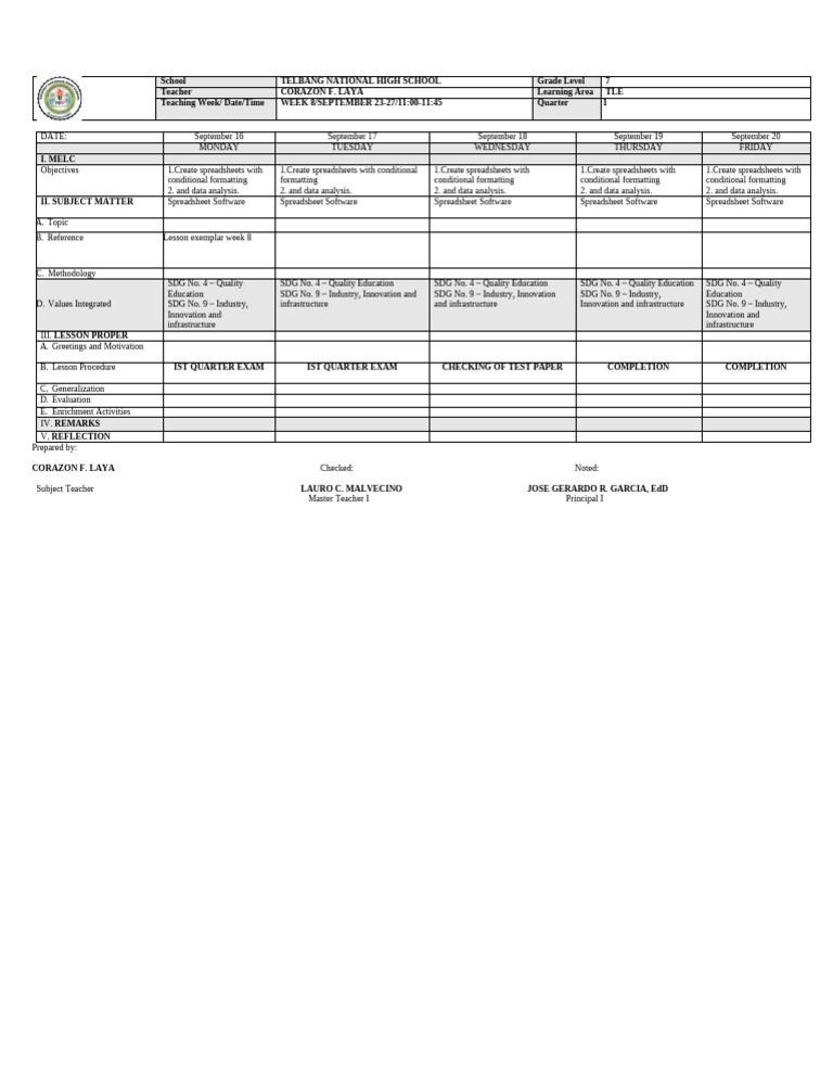 DLP Matatag Curr | PDF