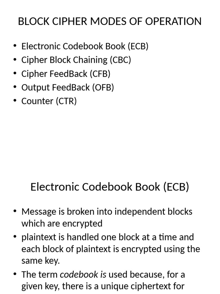 BC Modes | PDF